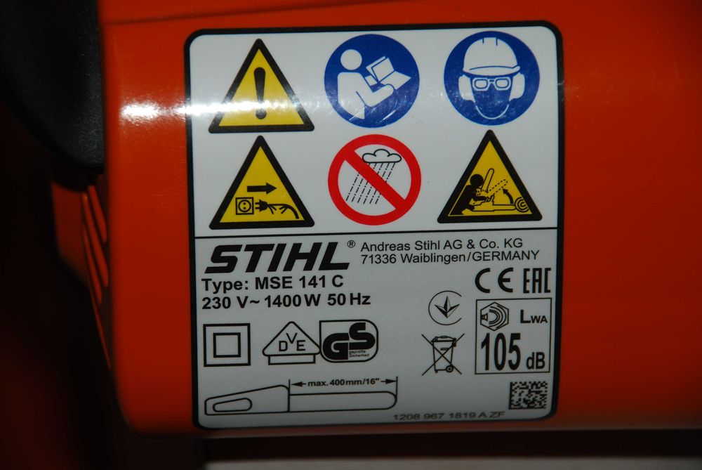 Электропила STIHL MSE 141 C-Q: 4 500 грн. - Електроінструмент Шостка на Olx