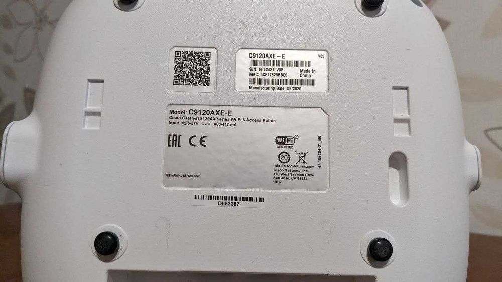 Cisco catalyst c9120axe-e: 35 000 грн. - Периферійні пристрої Харків на Olx