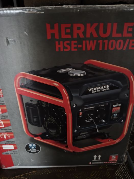Продам Інверторний бензиновий генератор Herkules HSE-IW 1100/E5 Генера ...