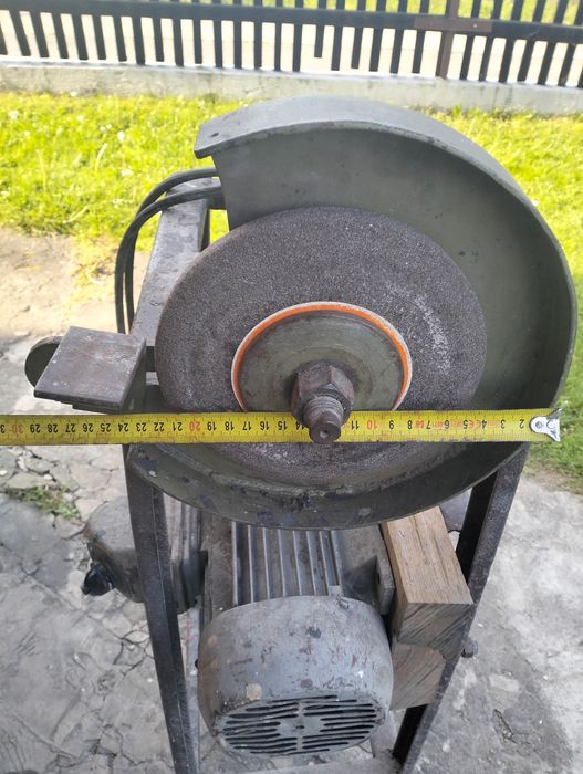 Szlifierka stołowa stojąca silnik 1.1kw wałek szlifierki Regulice • OLX.pl