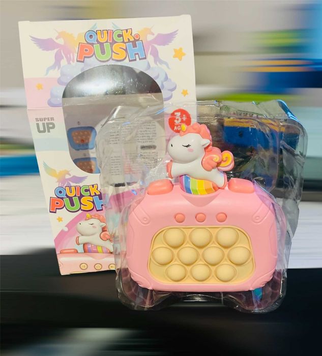 Fast push puzzle pop it Antystresowa Game Popit in Jednorożec różowy ...