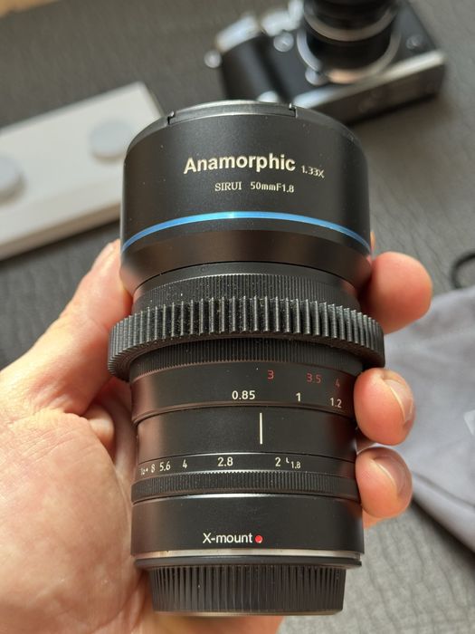 Obiektyw sirui 50mm 1.8 anamorphic 1.33 fuji fx x-mount Wrocław Krzyki • OLX.pl
