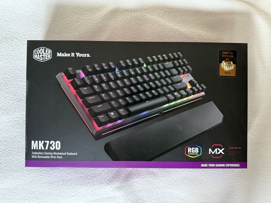 Cooler Master MK730 | Cherry MX Brown | TKL | Klawiatura mechaniczna ...