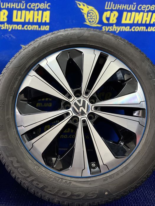 Диски 5x112 R19 Volkswagen ID4 ID5 ID6 різноширокі з шинами Pirelli ...