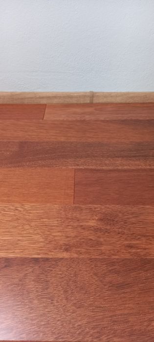 Deska podłogowa MERBAU lita lakierowana 15×120 lakierowana Mysłowice ...