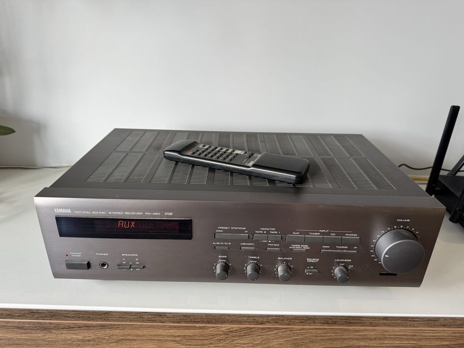 Wzmacniacz radio amplituner Yamaha RX-460 Pilot Stebrny Poznań ...