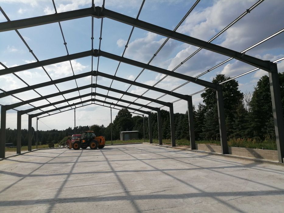 Konstrukcja stalowa hali 18x50x5 hala wiata bindry ramy Radom • OLX.pl