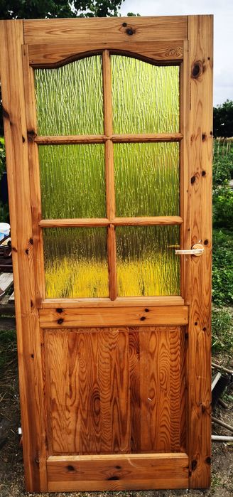 Drzwi drewniane wewnętrzne i zewnetrzne Konradowo • OLX.pl