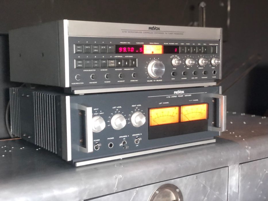 Revox A740 z preamp'em B739 absolutny unikat perfekcyjny! Kleszczów ...