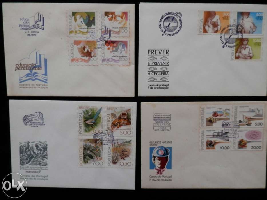 Envelopes originais dos CTT com selos Praia da Vitória (Santa Cruz ...