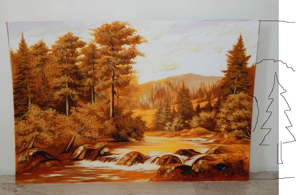 Иконы из янтаря ТАЙНАЯ ВЕЧЕРЯ картины Портрет ікони КАРТИНИ З БУРШТИНУ 200 грн Предмети