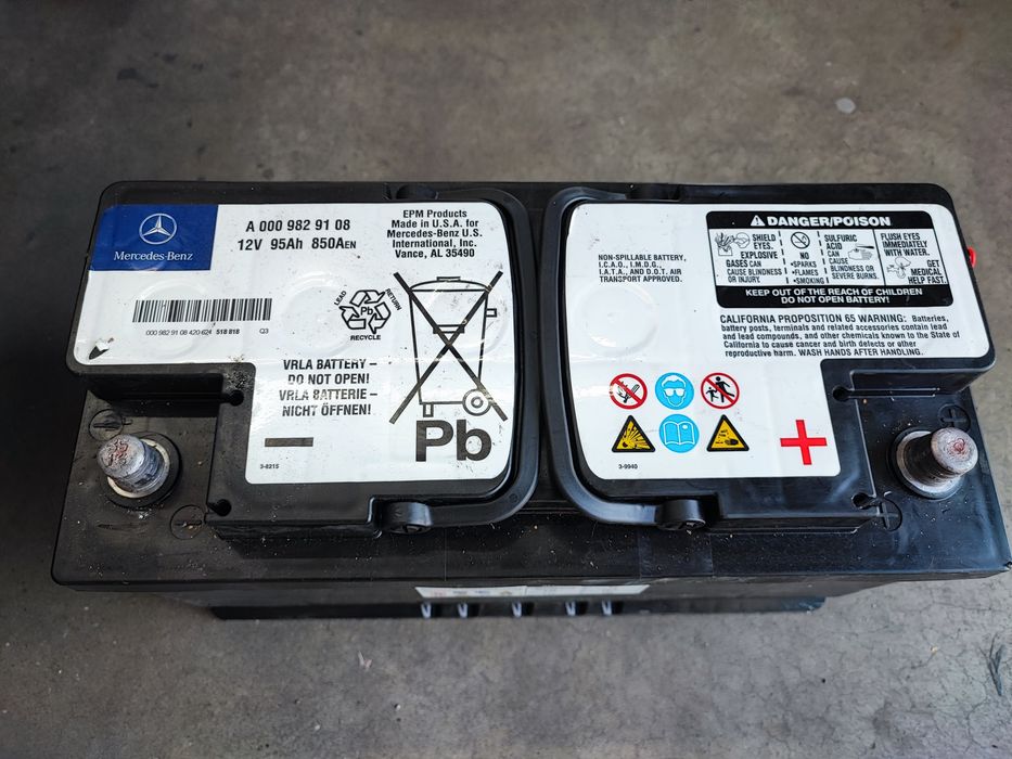 Акумулятор Mercedes-Benz 95Ah 850Aen A0009829108 оригінал: 4 100 грн ...