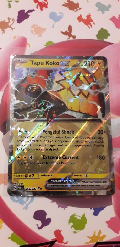 Karta Pokemon Tcg Paradox Rift Tapu Koko EX 068/182 Zgierz • OLX.pl Karta Pokemon Tcg Paradox Rift Tapu Koko EX 068/182 Zgierz • OLX.pl