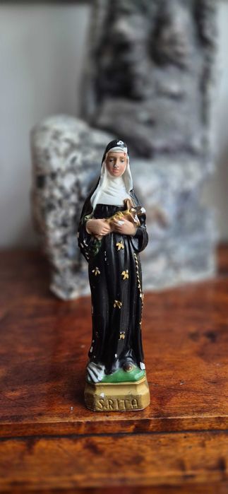 Rzeźba figura sakralna Św. Rita dekor Włochy cudo Warszawa Ochota • OLX.pl