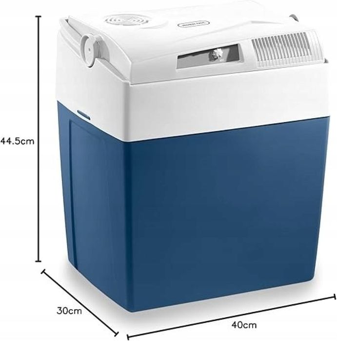 Przenośna lodówka termoelektryczna ME27 26L 12/230V niebieska Orły • OLX.pl