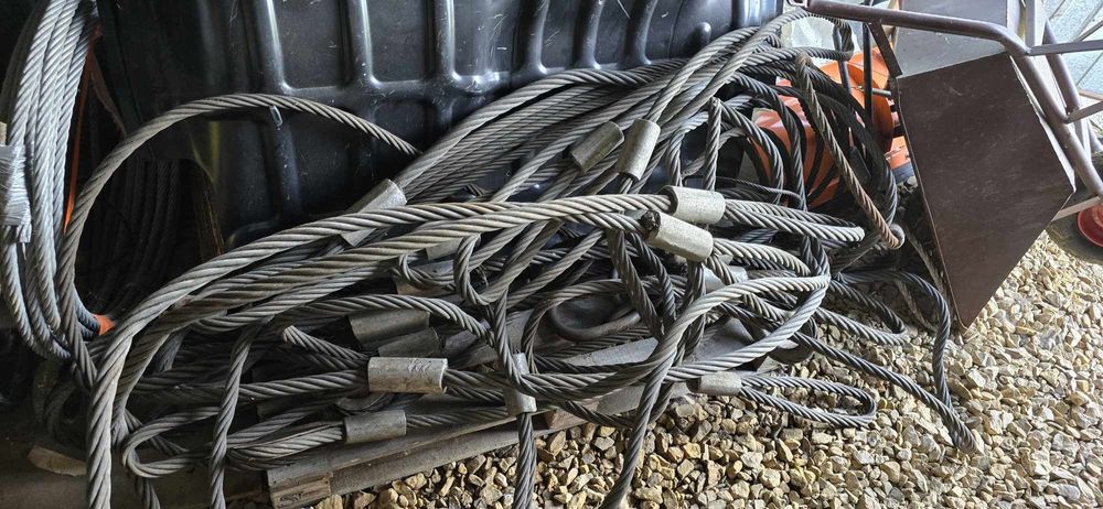 Liny stalowe zakute grube do traktorów koparek zawiesia Osiek • OLX.pl