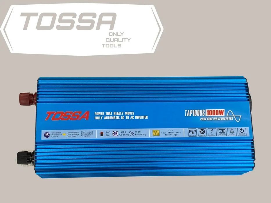 Преобразователь напряжения (инвертор) Чистый синус 12-220V 1000W Tossa: 850 грн. - Перетворювачі ...