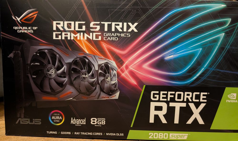 Asus ROG Strix GeForce RTX 2080 SUPER Advanced 8GB - Stan Idealny ...
