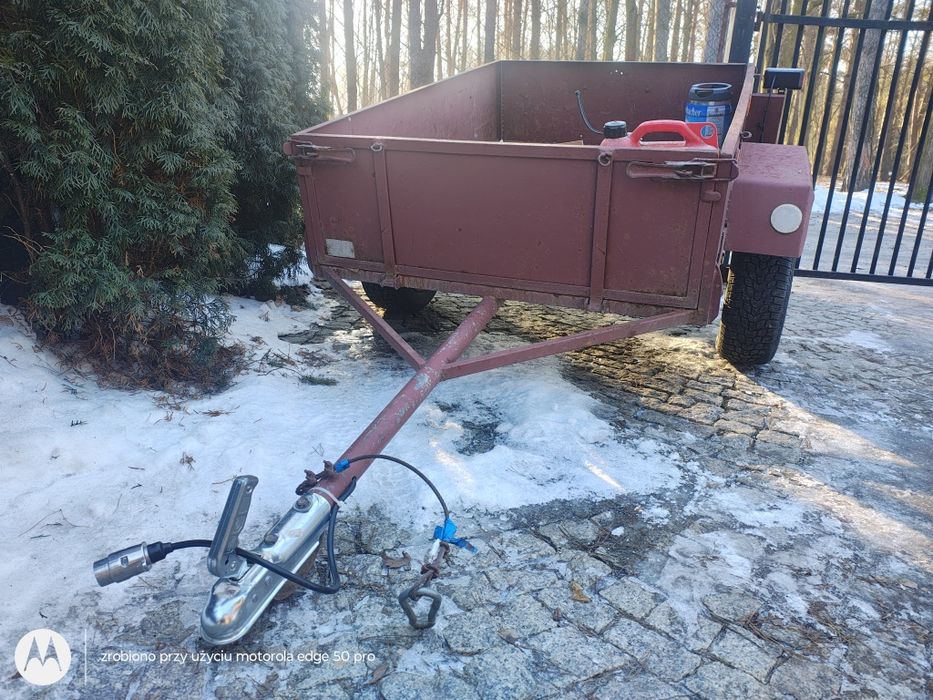 ZAREJESTROWANA przyczepka bagażowa marki SAM Bychlew • OLX.pl