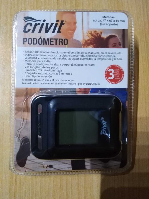 Crivit Podómetro/Pedometro/Contador de passos Tavarede • OLX Portugal