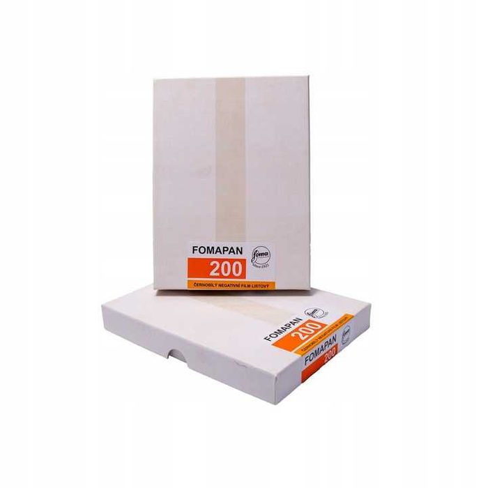 Film czarno-biały Foma Fomapan 200 4x5" 50 szt. Gdańsk Śródmieście • OLX.pl