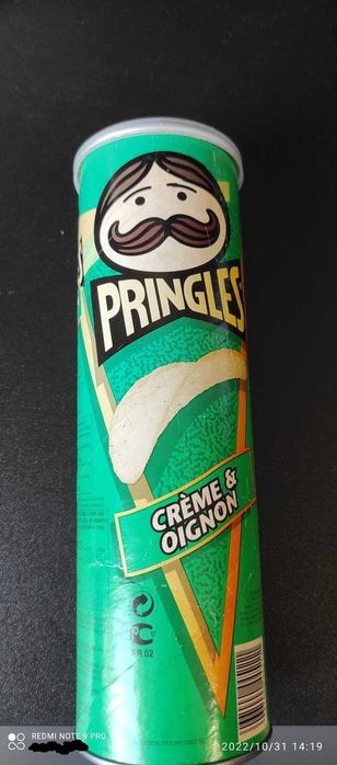 Oryginalna puszka Pringles z lat 90 Kraków Dębniki • OLX.pl