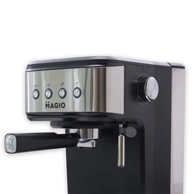 Кавоварка рожкова MAGIO MG - 451 з капучинатором та прозорим резервуар: 3 399 грн. - Кавоварки ...