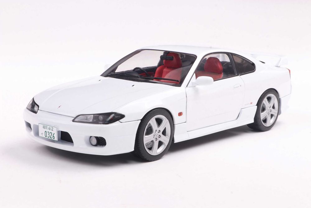 Nissan Silvia S15 Spec-R Aero 1999 Aspen white Solido 1:18 Sandomierz ...
