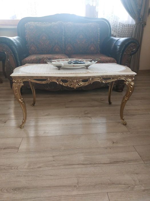 Antyczna ława z marmurem Tomaszów Mazowiecki • OLX.pl