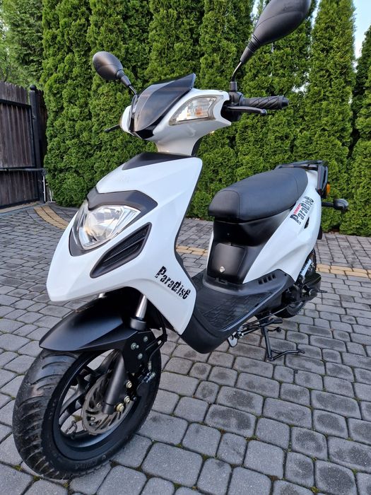Skuter Ride Paradise 50 2T przebieg tylko 2465km hak nowy polecam ...