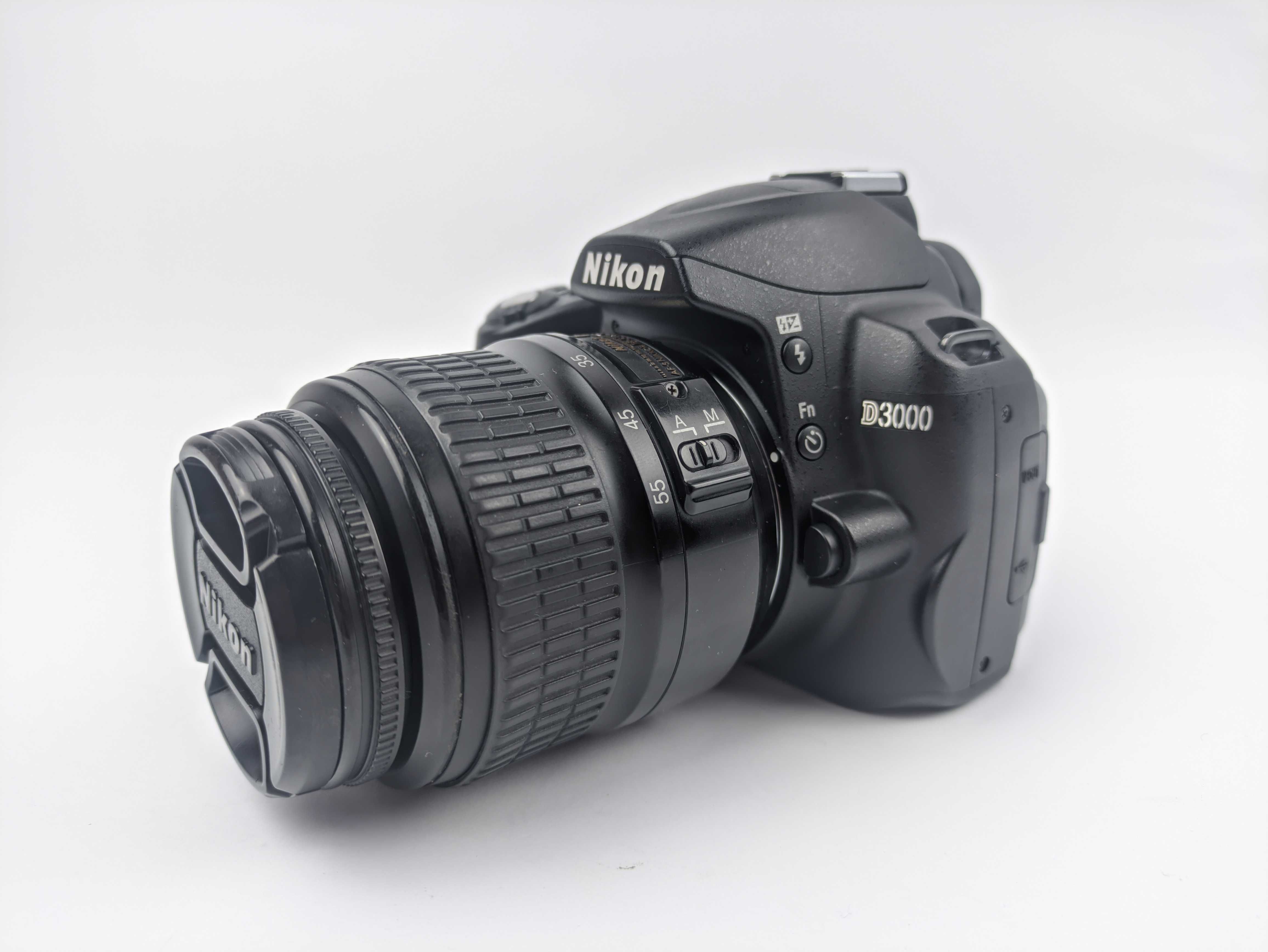 Зеркальный фотоаппарат Nikon D3000 KIT + SD Card 8Gb + сумка: 2 300 грн ...