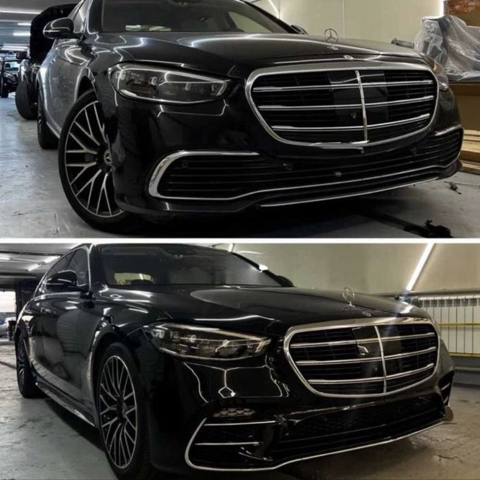 Бампер передний Mercedes W223 AMG Line S580 S500 S350 комплектный: 1 ...