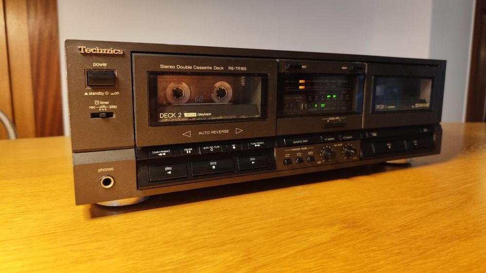 Deck de cassetes Technics RS-TR165 – vintage Deck Reviva a era do ...