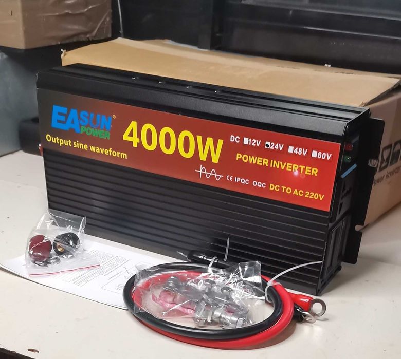 Inversor Onda Pura 24v ou 12v para 220v 4000w Viseu • OLX Portugal