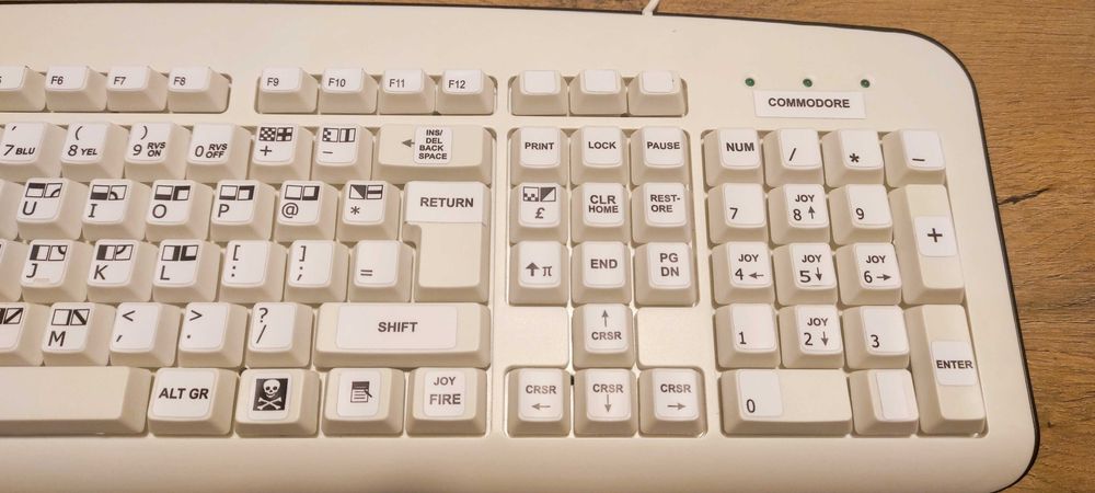 Klawiatura do emulatora Commodore C64, PC (VICE, CCS64), USB, Nowa ...