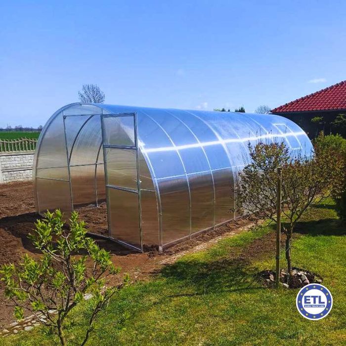 Szklarnia Tunel ogrodowy 3x4 3x6 3x8 profil 20x20mm poliwęglan 4 / 6mm ...