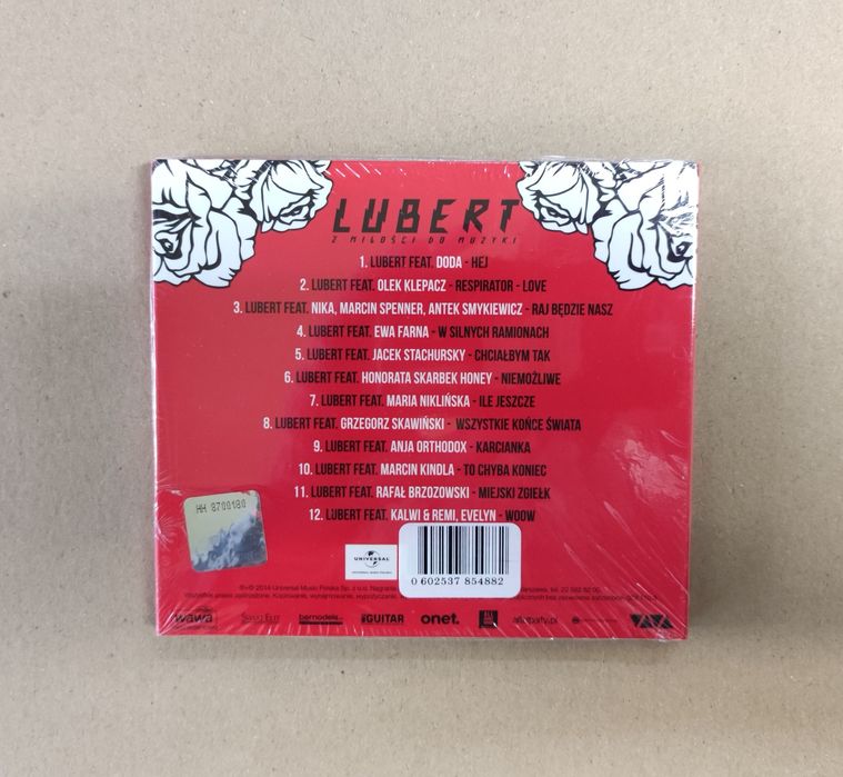 Płyta Lubert Z Miłości Do Muzyki CD folia Oryginał Nowa Łódź Polesie ...