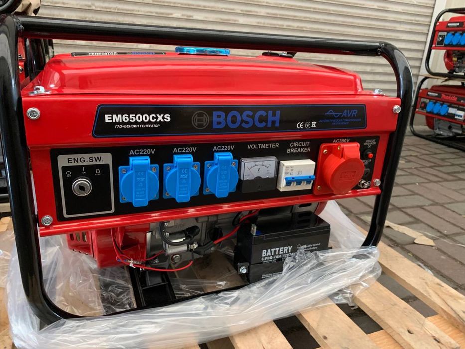 ГАЗ БЕНЗИН BOSCH 6.5 квт Бош генератор электростартер: 15 300 грн ...