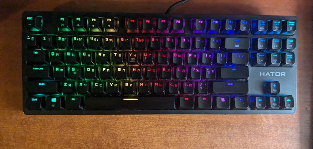 Механічна клавіатура HATOR Rockfall EVO TKL: 1 800 грн. - Периферійні пристрої Злинка на Olx