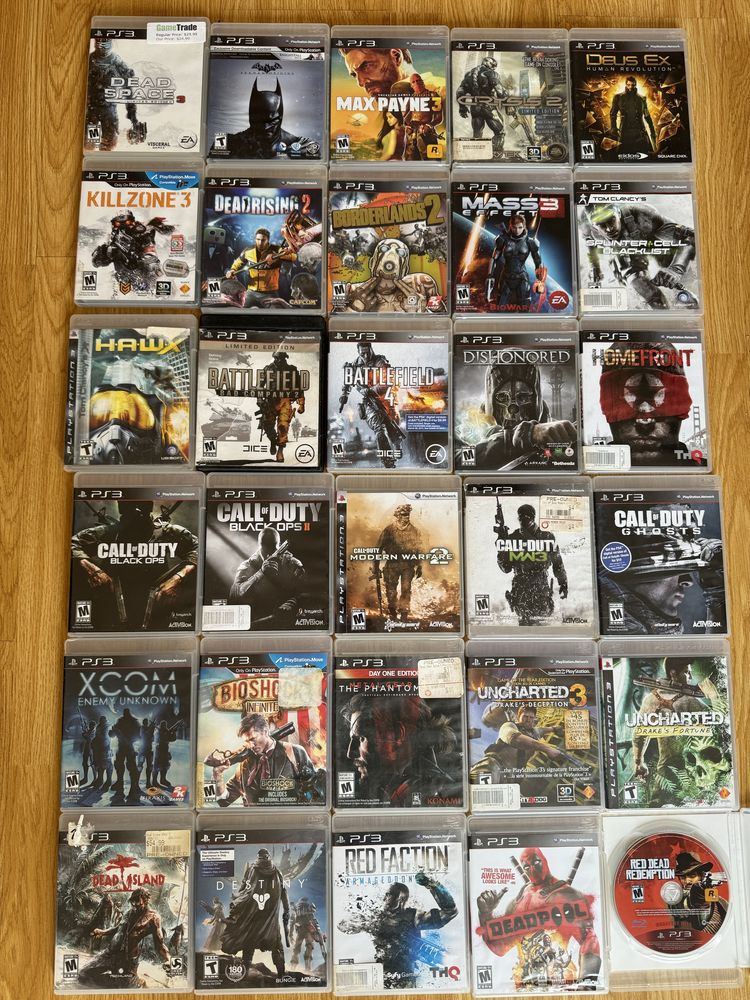 Лот Игр PS3 / PlayStation 3 коллекция/ Dead Space / COD / Killzone: 400 ...