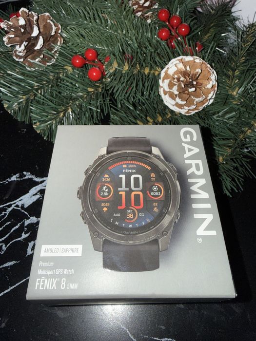 Garmin Fenix 8 Amoled Szafir 51mm czarny Marcinowice • OLX.pl