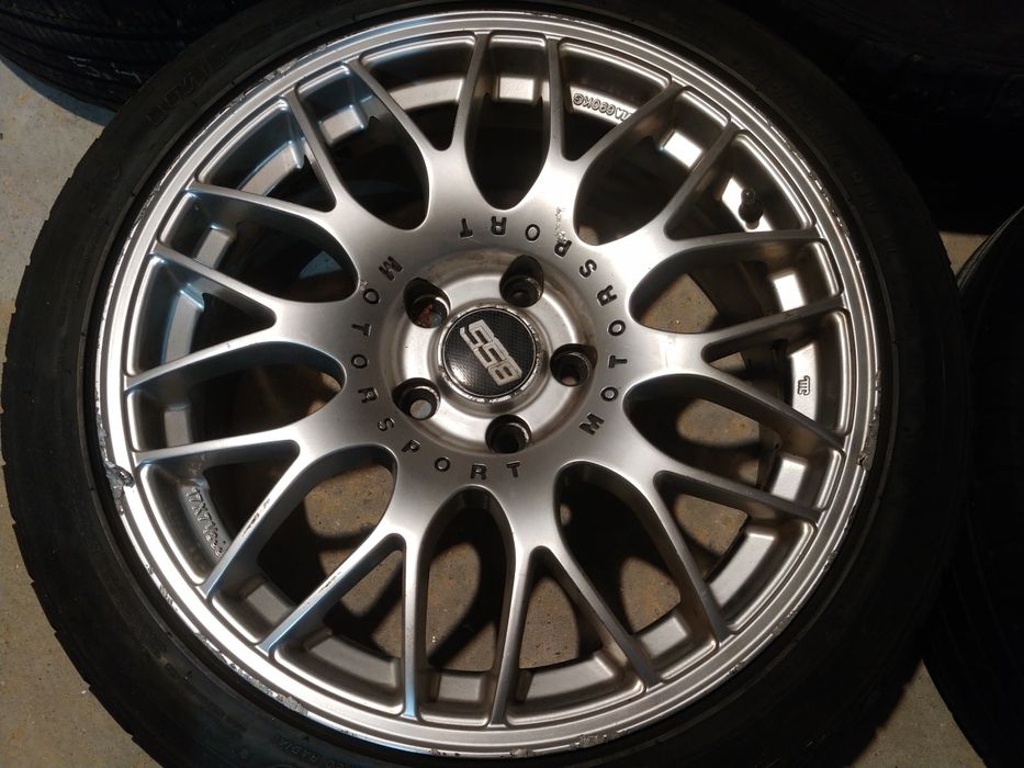 Koła alufelgi BBS Motorsport 17x17.5JJ 215 45 R17 opony zimowe 5x108 Wejherowo • OLX.pl