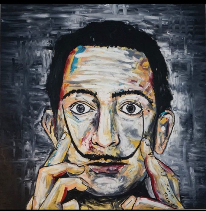 Obraz olejny Dali Marcin Rogal Art&Pride 100x100 Warszawa Ochota • OLX.pl