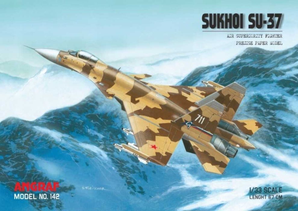 Sukhoi su-37 Angraf model Nowy Sącz • OLX.pl