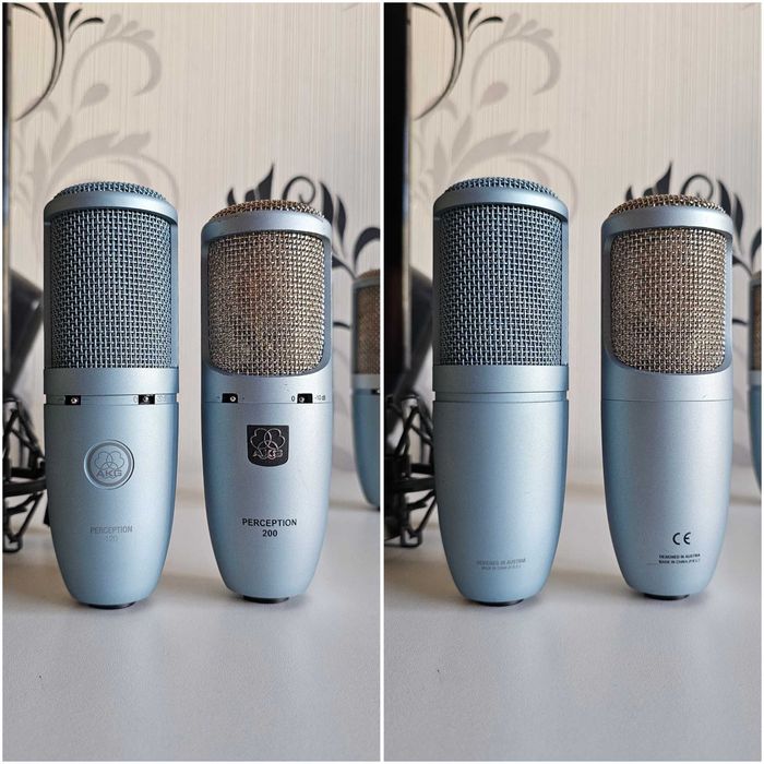 Студійний конденсаторний мікрофон AKG Perception P200, P120, P220: 3 ...