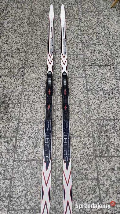 Narty biegowe FISCHER 182 cm + wiązania NNN + łuska Dębica • OLX.pl