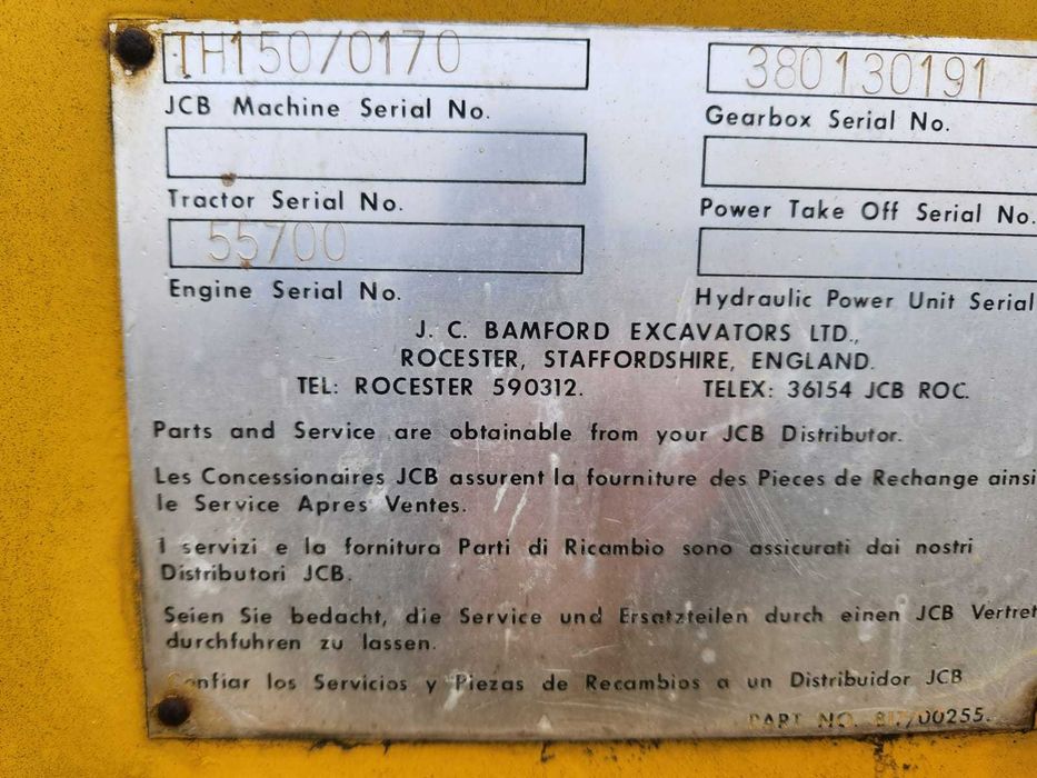 Ładowarka teleskopowa uszkodzona JCB 520 na części Stare Siołkowice ...