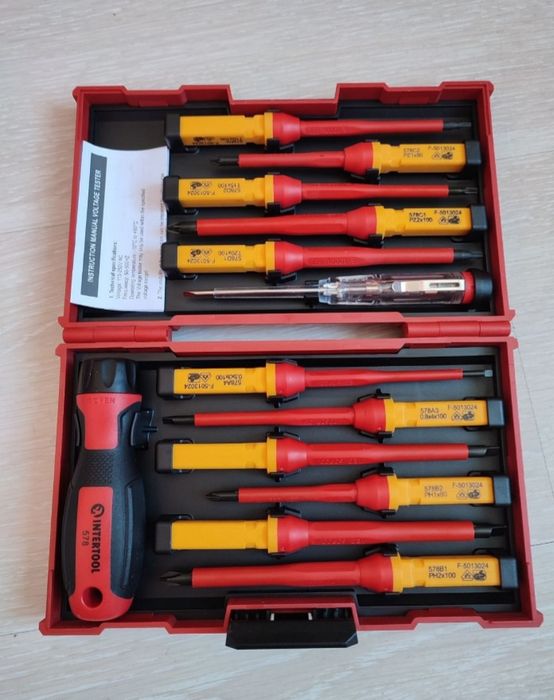 Набор отверток диэлектрических Діелектричні викрутки INTERTOOL VT3614: 580 грн. - Ручний ...