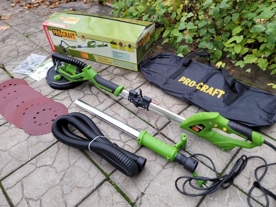 Шлифмашина для стен Жираф ProCraft EX1050 Подсветка Гарантия +Наждачки ...