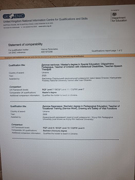 Логопед для дітей з ООП, олігофренопедагог: 650 грн. - Дитячий розвиток ...